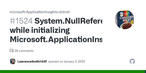 System NullReferenceException While Initializing Microsoft ApplicationInsights AspNetCore