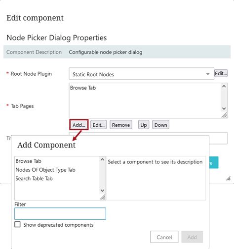 Configuring Node Picker For References In Node Details