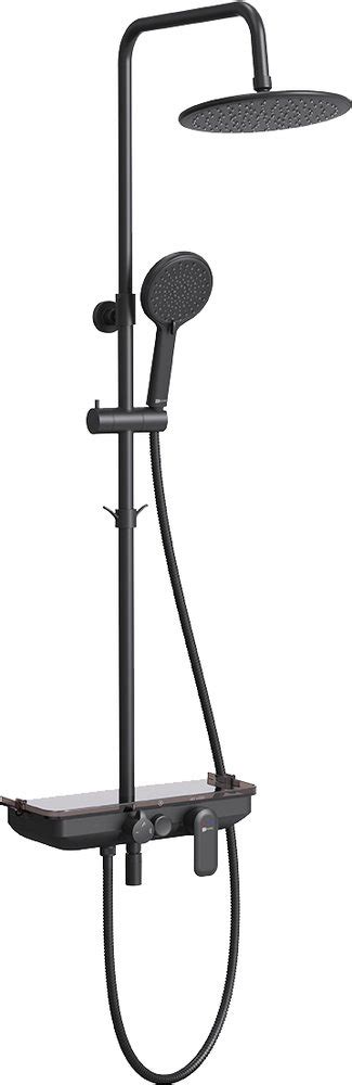 Душевая стойка Lemark Tropic LM7012BL черная купить в магазине ...