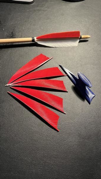 🏹 Arrow Fletching Template Shield・free Stl File For ・cults