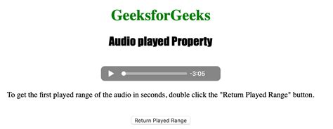 Html Dom 音频播放属性 码农参考