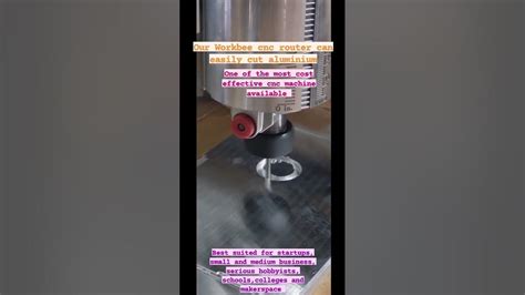 Aluminium Cutting On Workbee Cnc Router By 3dprintronics Youtube