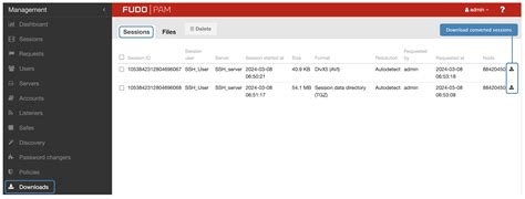 downloads — fudo pam 5 0 system documentation