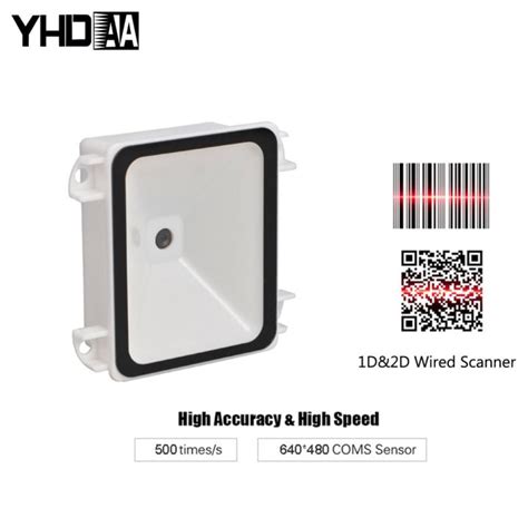 2d Barcode Scanner Usb Qr Bar Code Reader Usb Rs232 Ttl Inter Kiosk Small Fixed Mounted Barcode