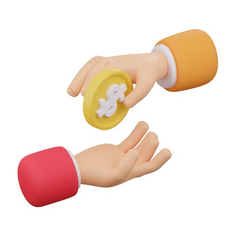 Giving Money 3d Icon 33857472 Png