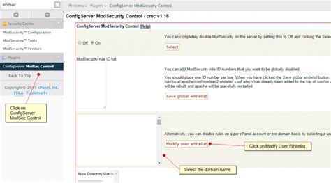 using modsecurity on your vps web24