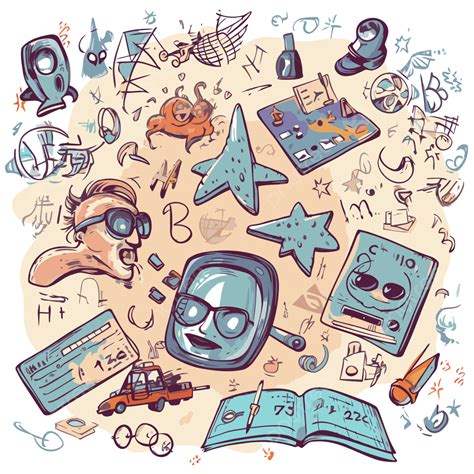 Math Equations Vector Sticker Clipart Cartoon Education Theme