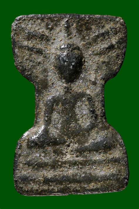 พระมเหศวร ชินเขียว กรุวัดพระศรีฯ พิมพ์มารวิชัย สุพรรณบุรี สองหน้า อาร์มปากน้ำ พระเครื่อง พระแท้