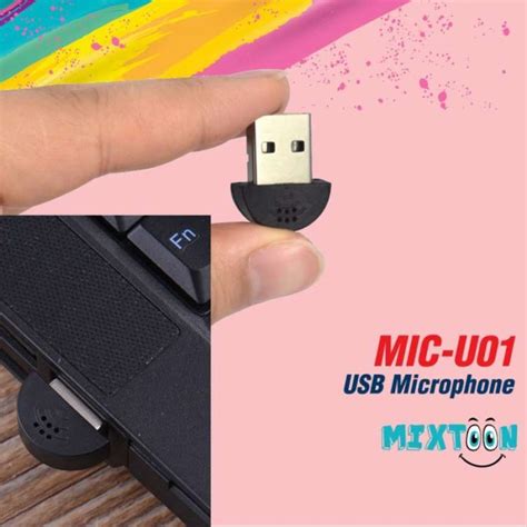 Promo Mini Usb Mic Pc Laptop Online Meeting Video Call Gaming U01