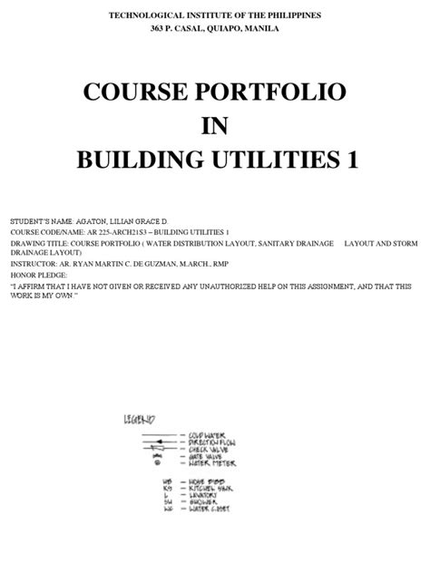 Building Technology 1 2 Storey Resdiential Water Distribution Sanitary Drainage Storm