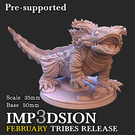 🦎 Magma Axolotl・ Stl File For 3d Printing・cults