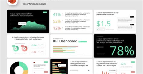 Kpi Dashboard Incl Kpi And Chart Envato