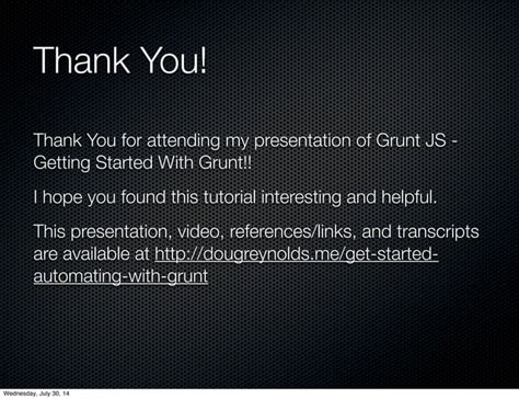 Grunt Js Getting Started With Grunt Pdf