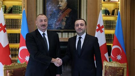 ირაკლი ღარიბაშვილი აზერბაიჯანის პრეზიდენტს ილჰამ ალიევს შეხვდა მედიაცენტრი მთავარი Mtavari