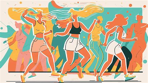 Dancing Girl Abstract Background Dance Girl Dancing Background Image And Wallpaper For Free