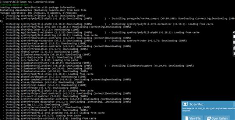 Instal Lumen Framework