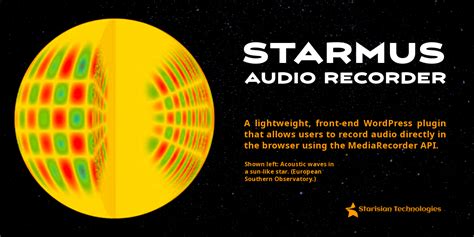 Github Starisian Technologiesstarmus Audio Recorder The Starmus Audio Recorder Is A