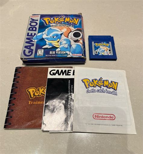 Gameboy Pokemon Blue Video Gaming Video Games Nintendo On Carousell