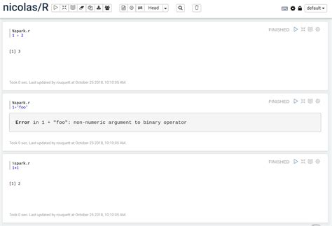 How To Force Errors In R Paragraphs To Be Reported As Zeppelin Paragraph Errors Stack Overflow