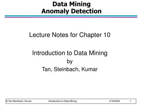 ppt data mining anomaly detection powerpoint presentation free