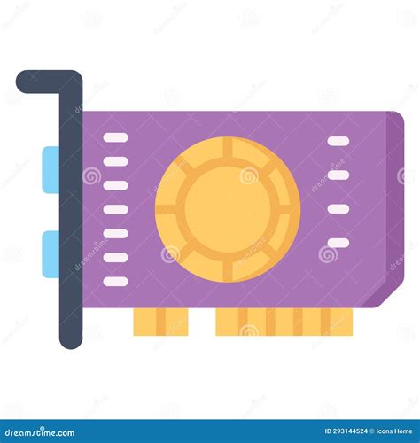 Have A Look At This Beautiful Icon Of Gpu Mining Customizable Vector Stock Vector