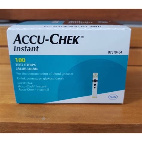 ของแท รนใหม accu chek instant strip 25 50 100ชน แผนตรวจ accuchek Shopee Thailand
