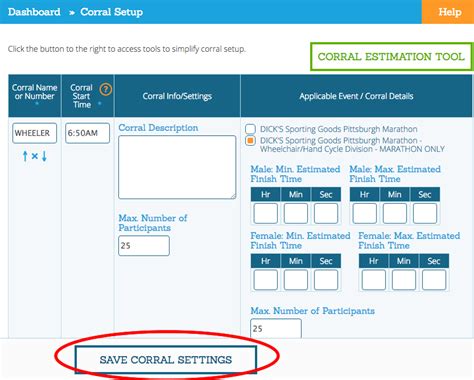 corrals floating save button runsignup blog