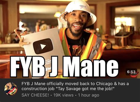 It Do Hit Different When Fyb J Mane Got A Construction Job Rchiraqology