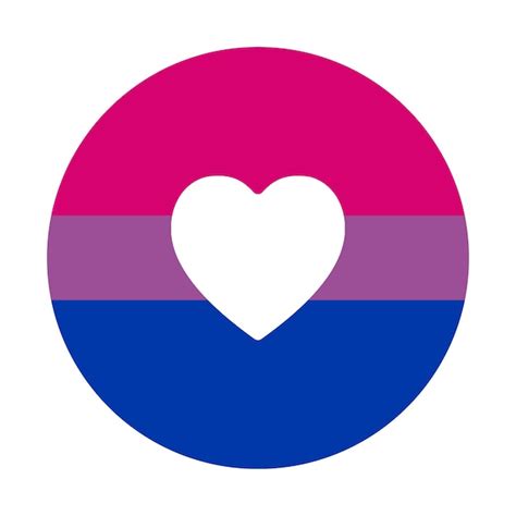 Premium Vector Bisexual Pride Flag In Shape