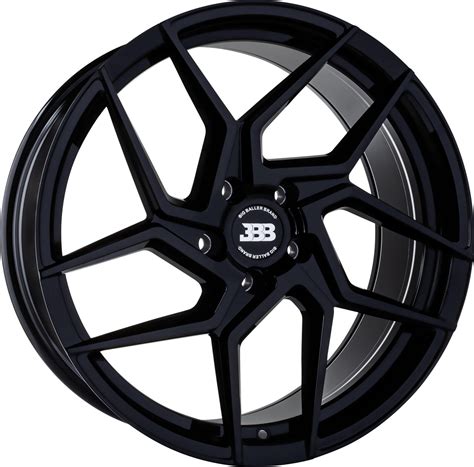 Big Baller Brand H158 Z05 20x105 Silver Brushed 25mm Blank Wheels