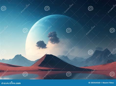 Phantasy Peaceful Landscape Photorealism Illustration Digital Art Beautiful Concept Art