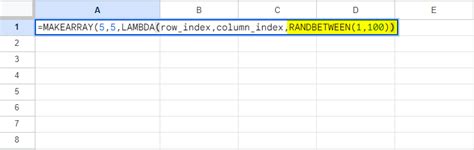 How To Use MAKEARRAY Function In Google Sheets Sheetaki