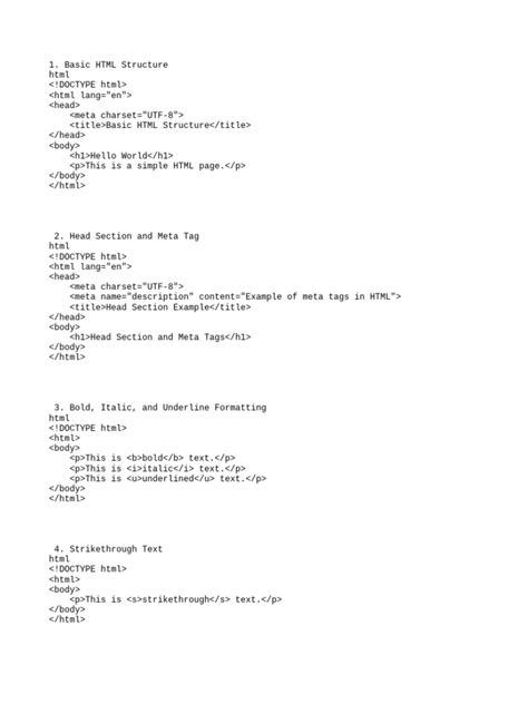 4webdesign Html Programs Pdf Html Html Element