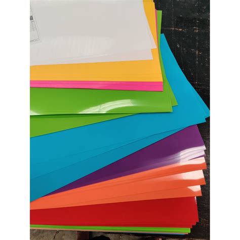 แผ่นพลาสติก Pp ขนาด 53ซม X 35ซม หนา 0 45มม Shopee Thailand