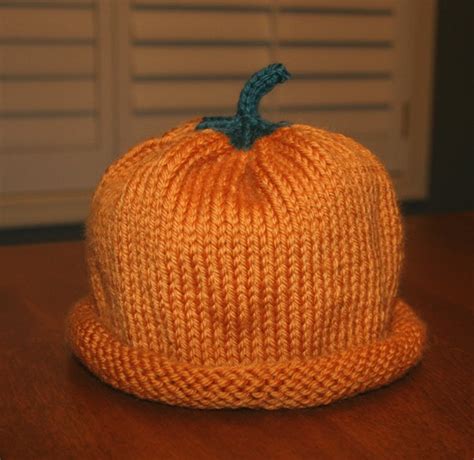 Knitted Pumpkin Hat Pattern A Knitting Blog