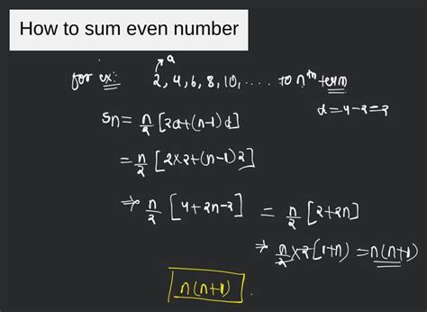 how to sum even number filo