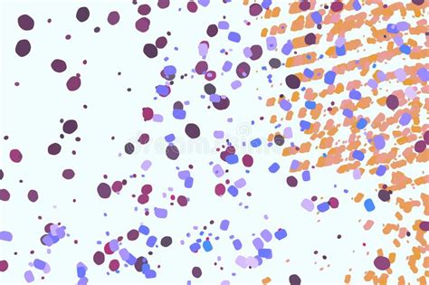 Shape Of Motion Particle Or Random Abstract Background Pattern Digital Illustration