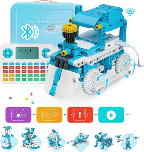 Whalesbot Robot De Codificación D3 Pro Kit Robótico Stem 12 En 1 Para