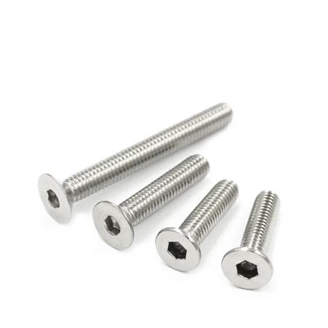Din7991 Hexagon Socket Flat Head Screws Din 7991 Stainless Steel 18 8 Countersunk Head Hexagon