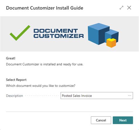 Getting Started With Document Customizer For Business Central