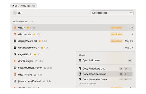 Command Palette Interfaces