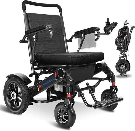 Verpal Electric Wheelchair Lightweight 363 Lbs Foldable