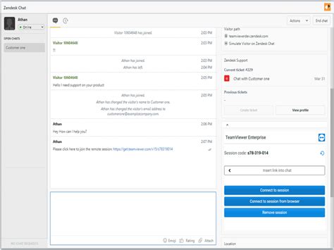 Teamviewer Enterprise For Chat App Integration With Zendesk Chat