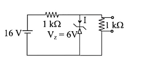 What Is Value Of Current I In Given Circuit