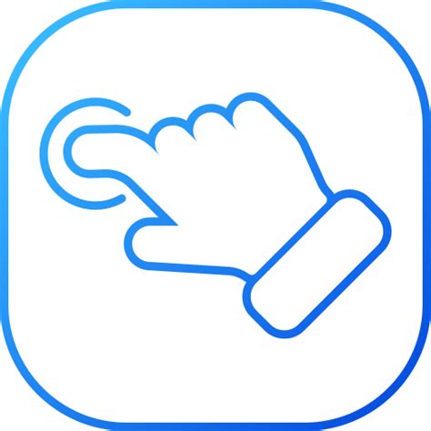 Left Click Generic Gradient Outline Icon