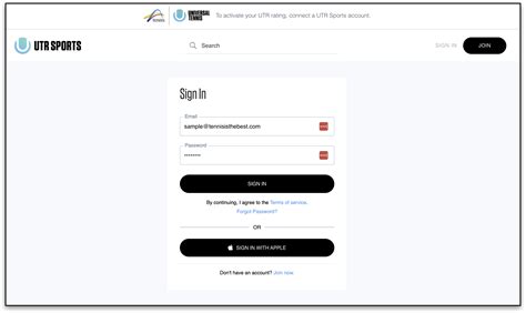 Activating Your Universal Tennis Rating Utr Rating From Match Centre Help Center