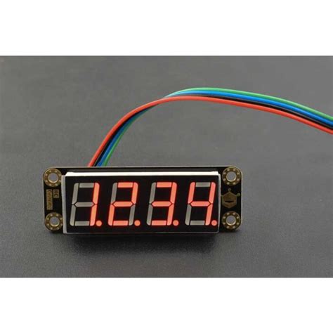 Gravity 4 Digital Led Segment Display Module Red Buy In Australia Dfr0645 R Dfrobot