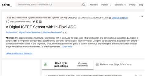 A Digital Isfet Sensor With In Pixel Adc