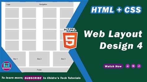 How To Create Website Page Layout In Html Css Using Float Web Layout Design Tutorial