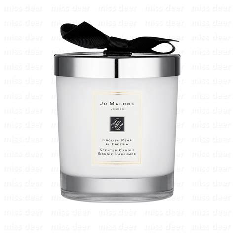 福利品jo Malone 香氛工藝蠟燭200g 黑石榴牡丹與胭紅青檸羅勒與柑橘英國梨與小蒼蘭國際航空版 蠟燭